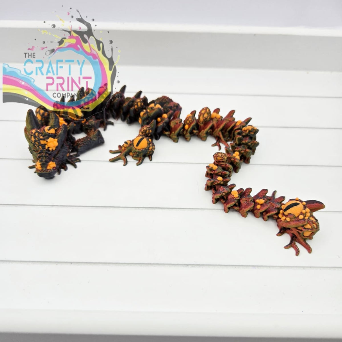 3D Printed Baby Infested Dragon in Egg – The Crafty Print Company