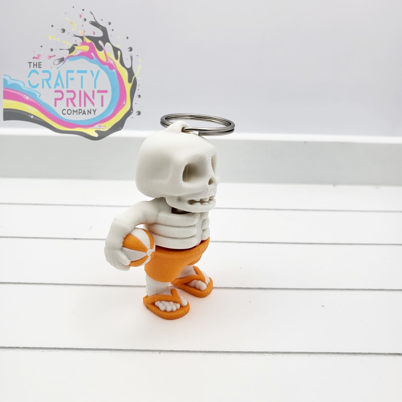 3D Printed Fully Articulated Mini Summer Ready Skeleton – The Crafty ...