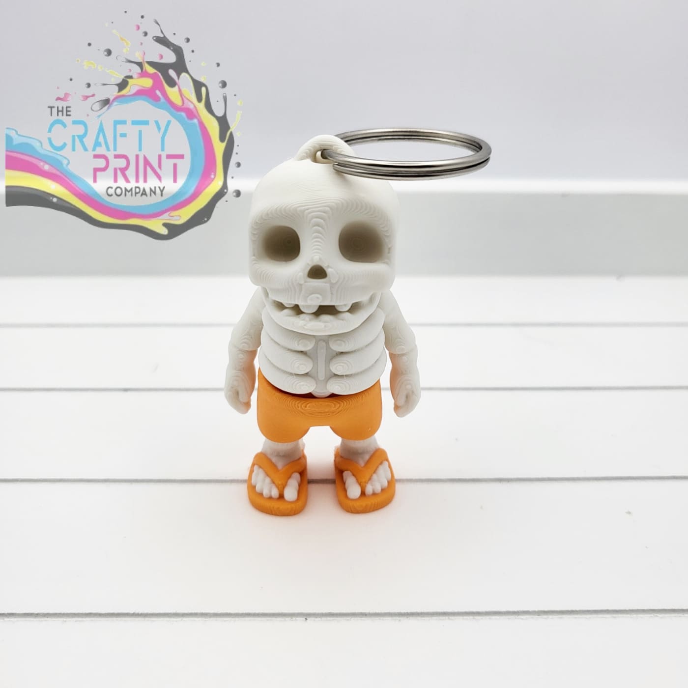 3D Printed Fully Articulated Mini Summer Ready Skeleton – The Crafty ...