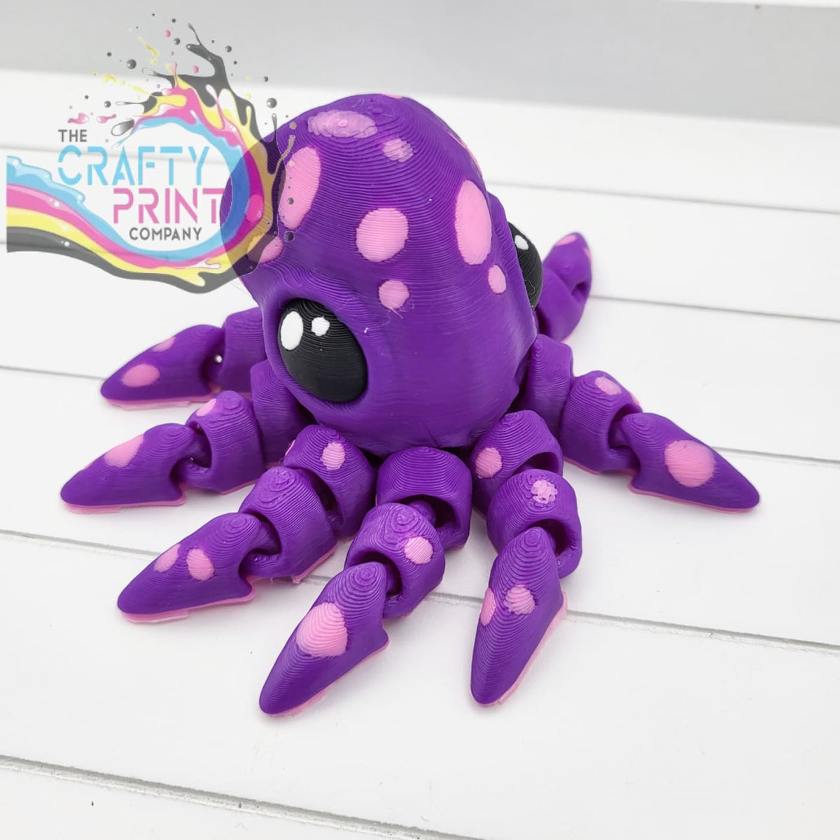 3D Printed Fully Articulated Octopus – The Crafty Print Company