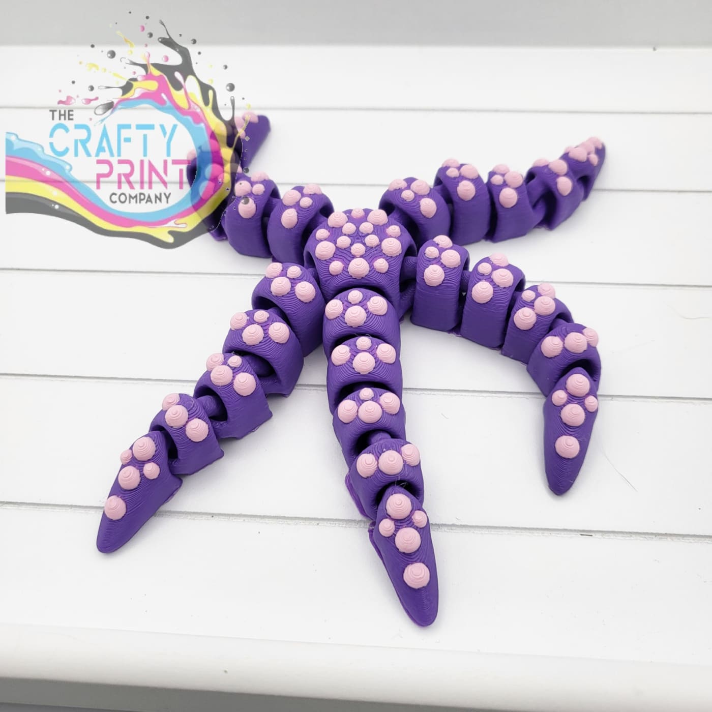 3D Printed Fully Articulated Starfish – The Crafty Print Company