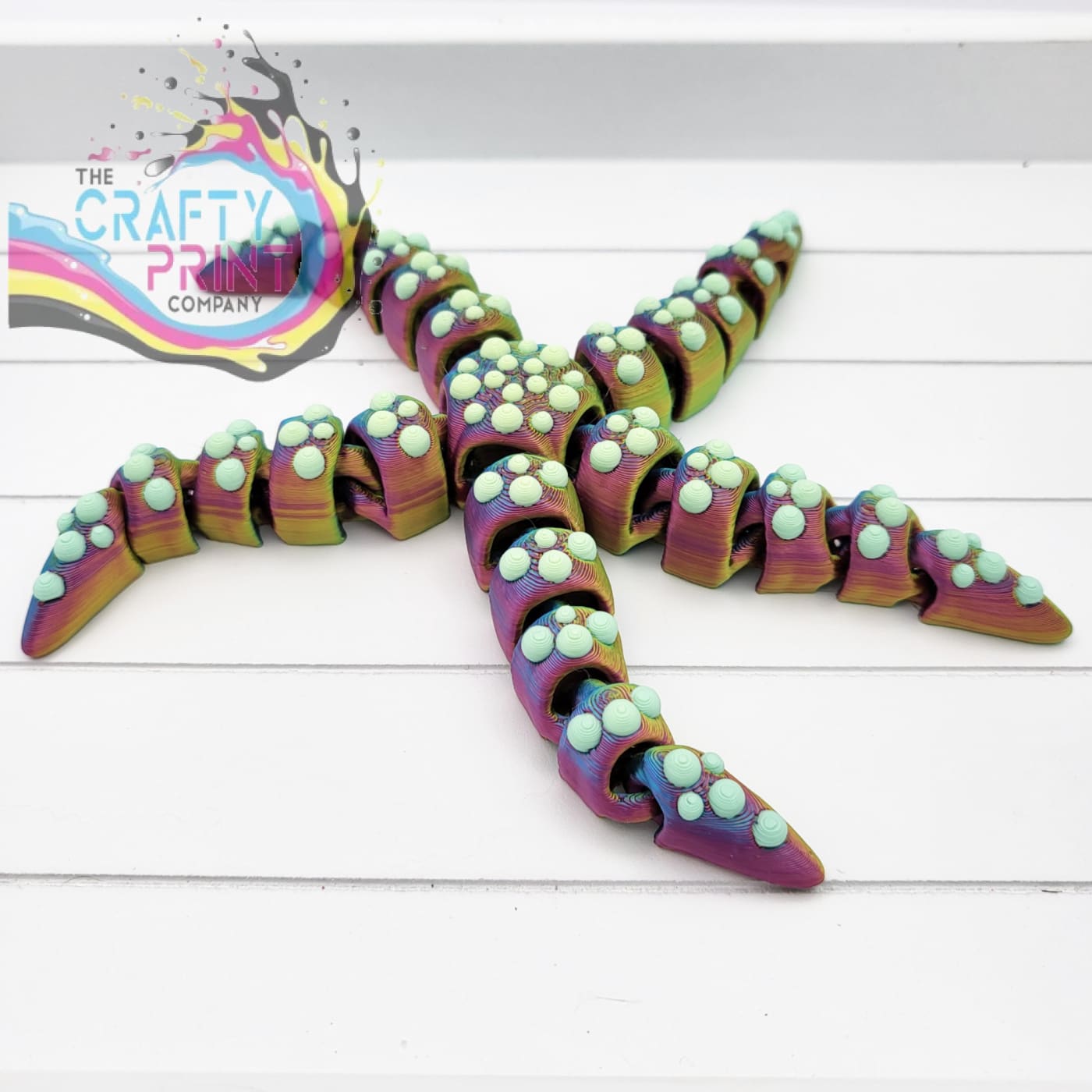 3D Printed Fully Articulated Starfish – The Crafty Print Company