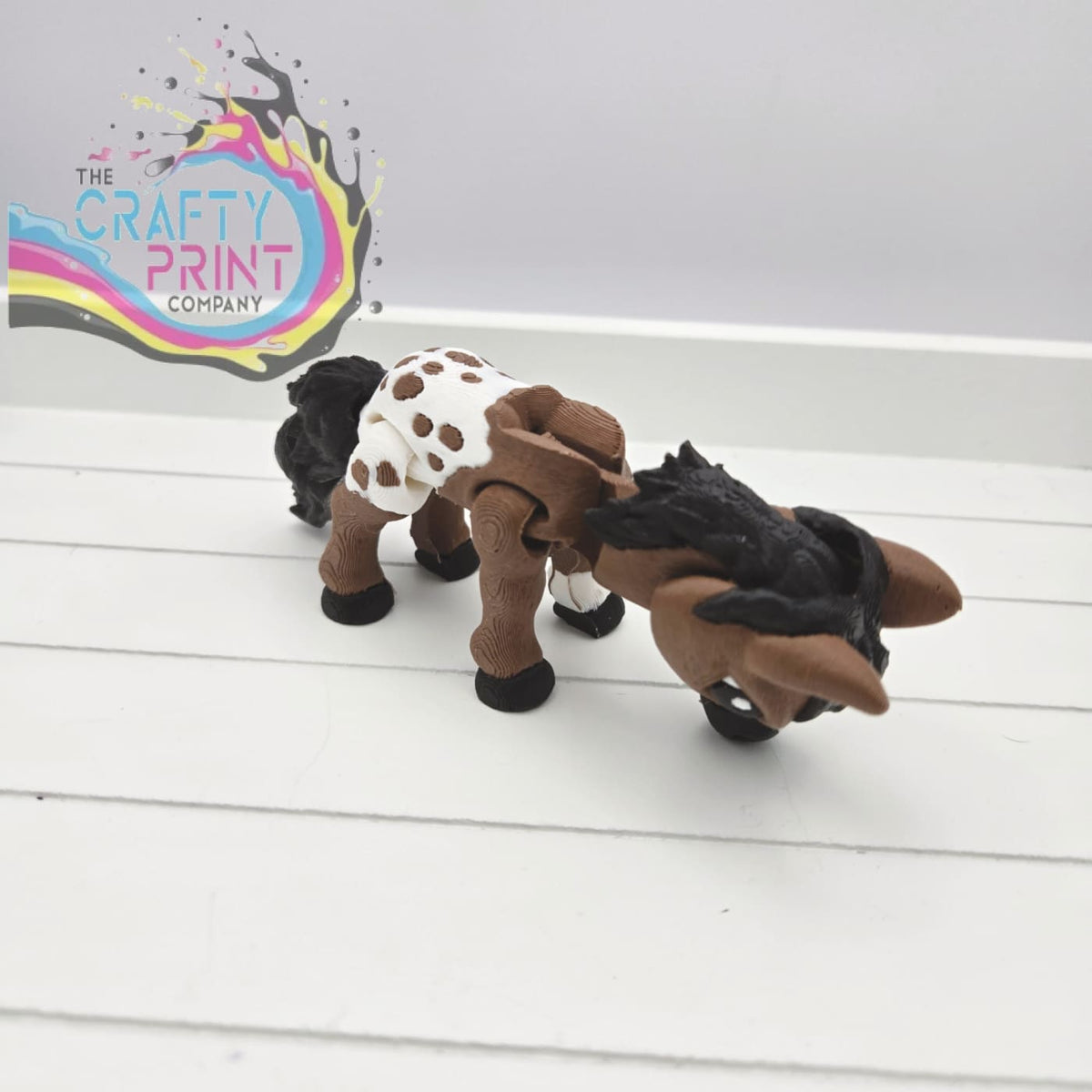 3D Printed Horse Articulated Fidget – The Crafty Print Company