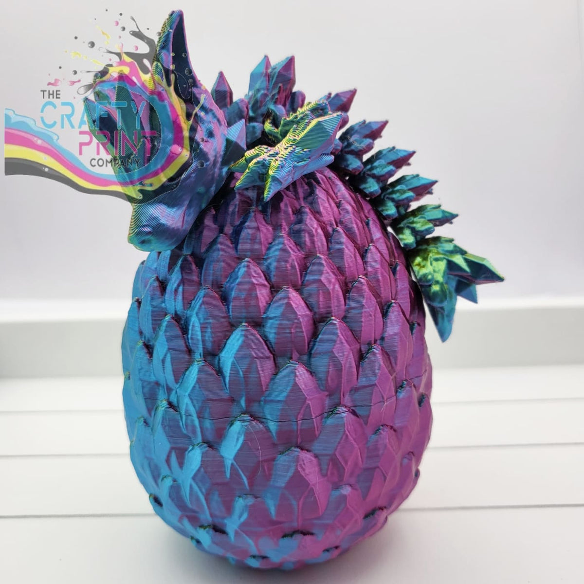 3D Printed Wolf Dragon and Egg – The Crafty Print Company