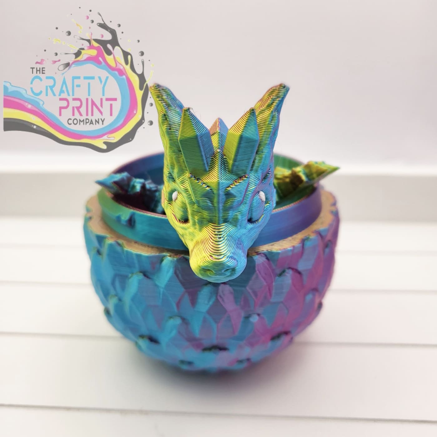 3D Printed Wolf Dragon and Egg – The Crafty Print Company