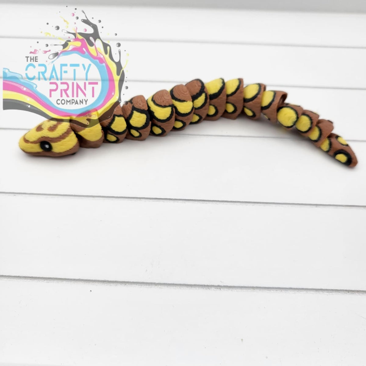 Baby Snake Articulated Flexi Fidget Toy – The Crafty Print Company
