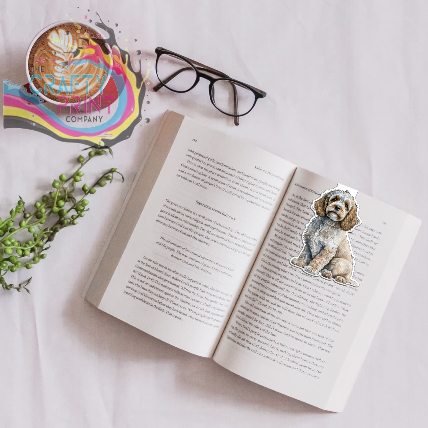 Cockapoo Magnetic Bookmark – The Crafty Print Company