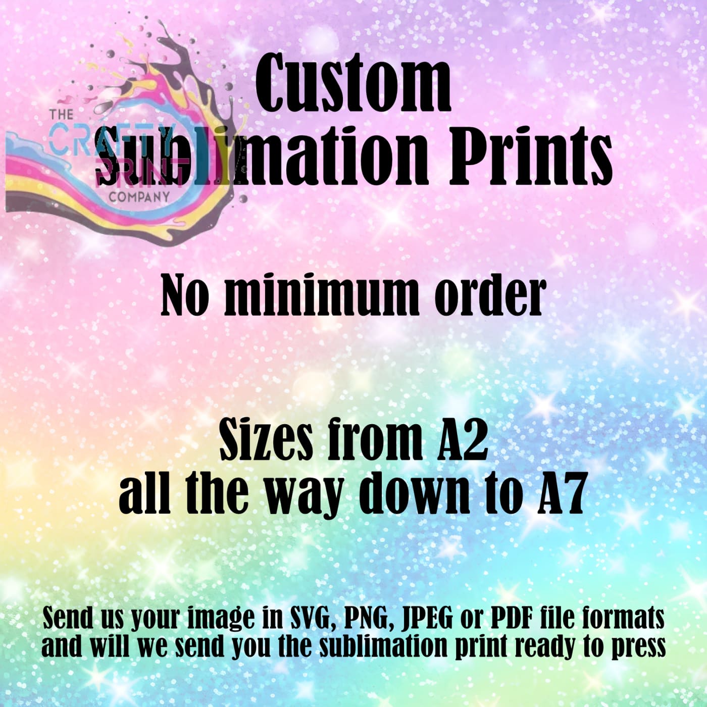 Custom Sublimation Print – The Crafty Print Company