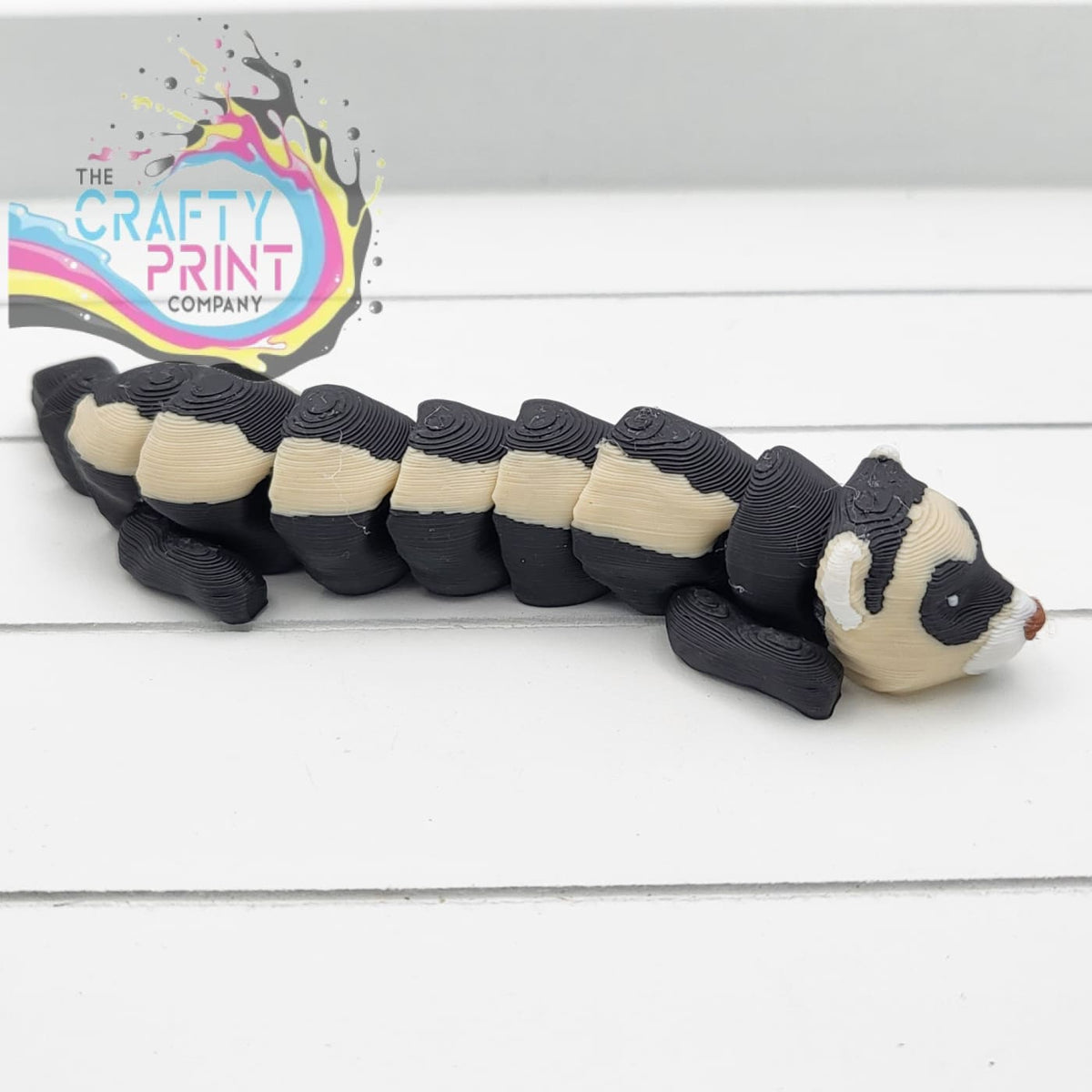 Ferret Articulated Flexi Fidget Toy – The Crafty Print Company