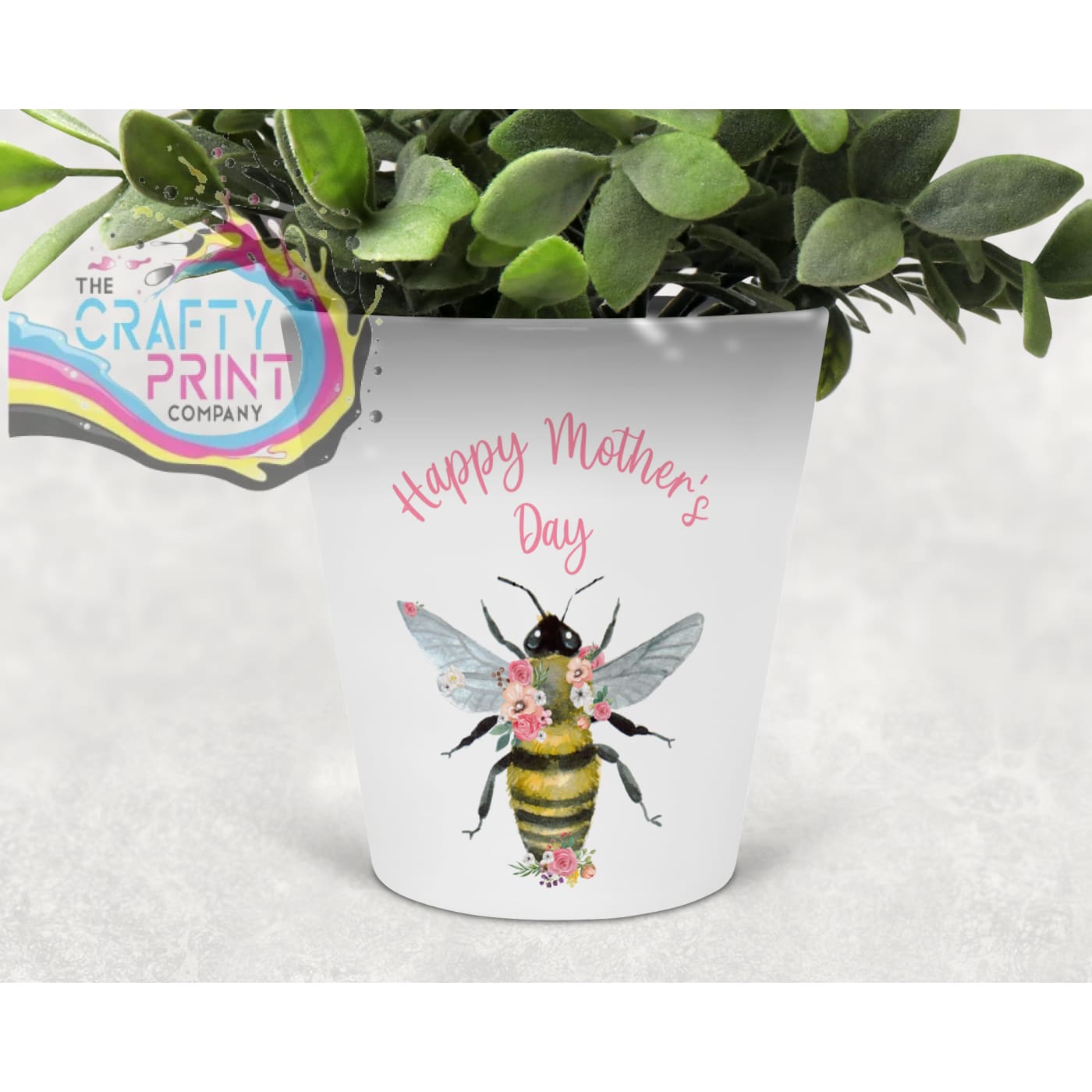 Happy Mother's Day Bee Plant Pot – The Crafty Print Company
