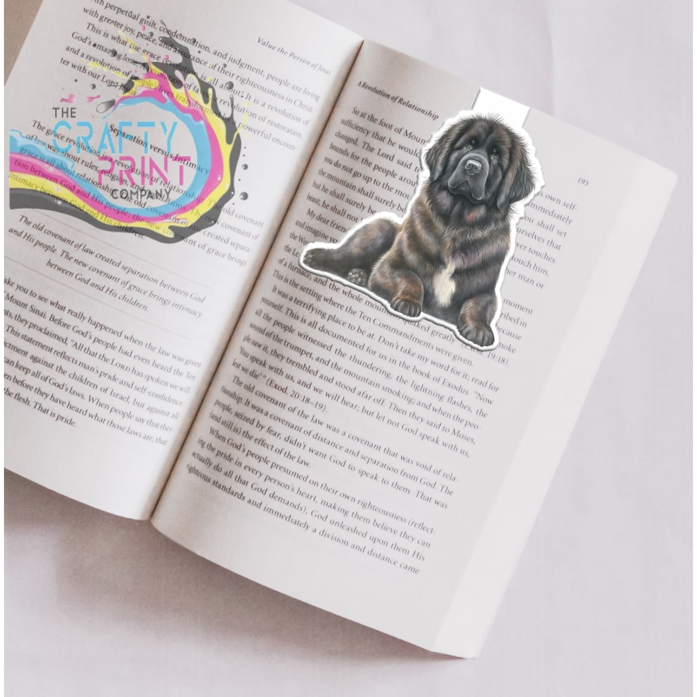 Newfoundland Magnetic Bookmark – The Crafty Print Company