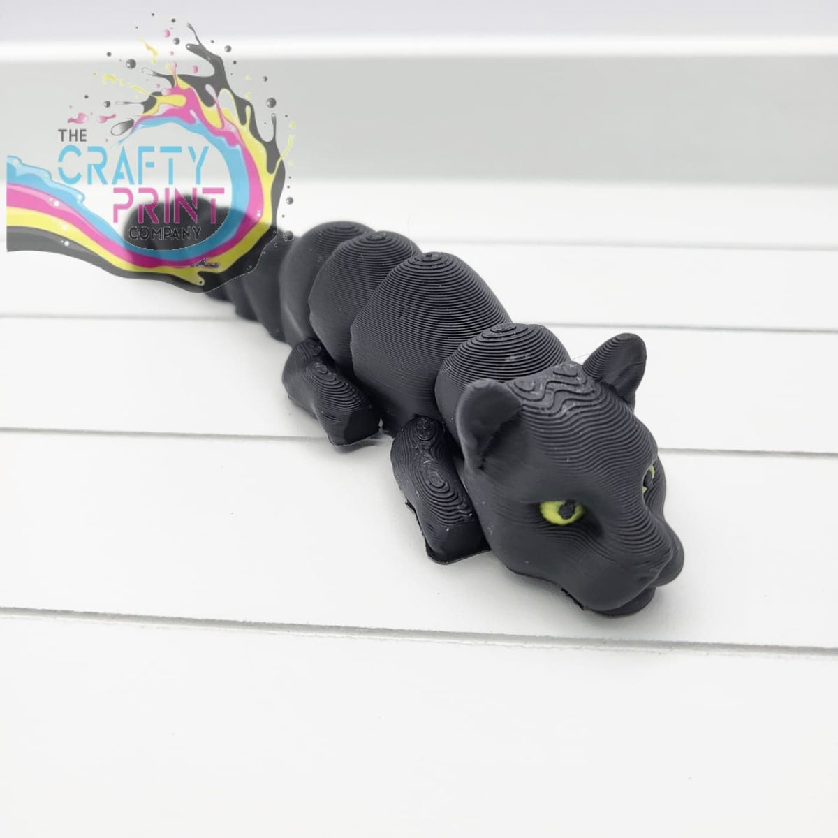 Panther Articulated Flexi Fidget Toy – The Crafty Print Company