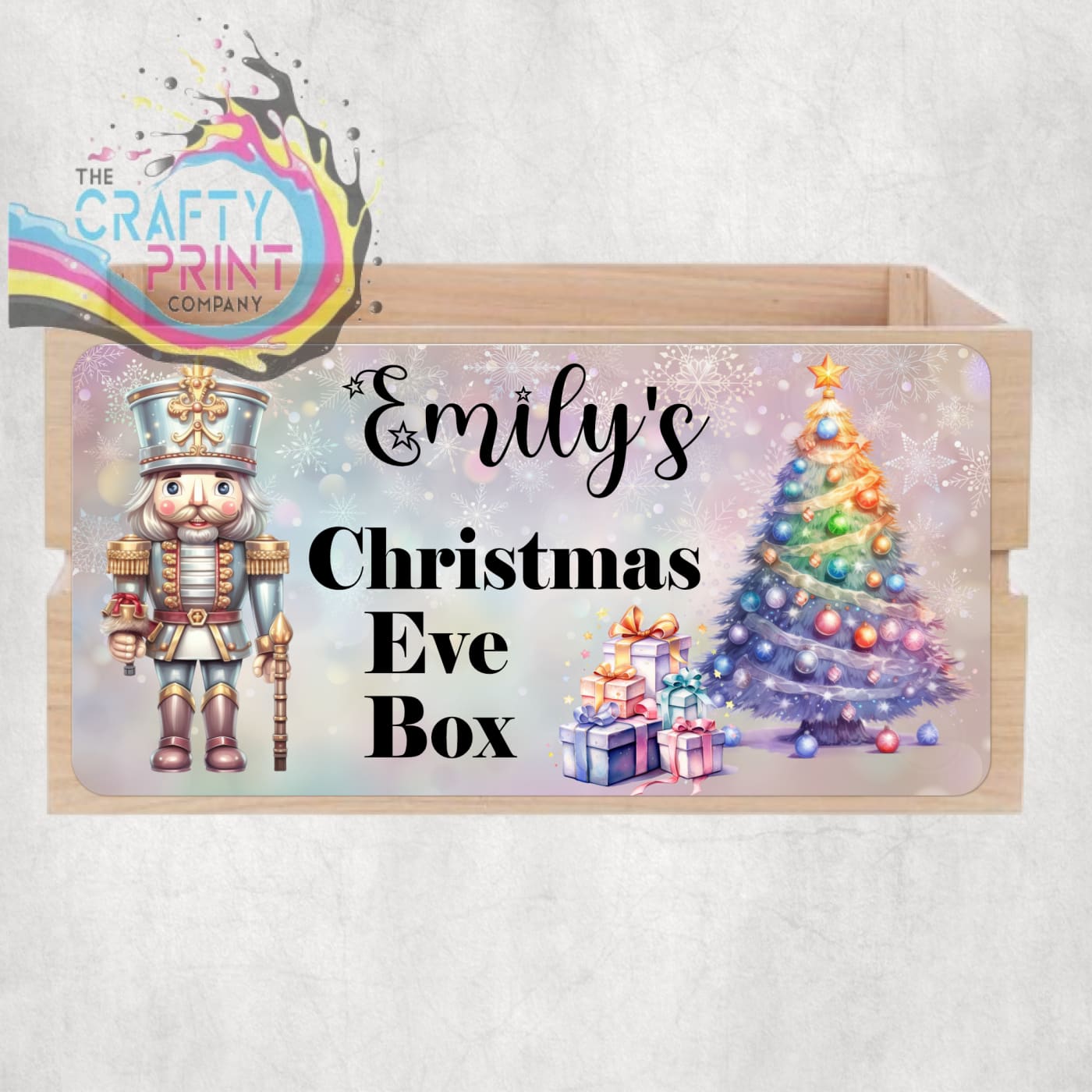 Personalised Nutcracker Christmas Eve Box Aluminium Sign – The Crafty ...