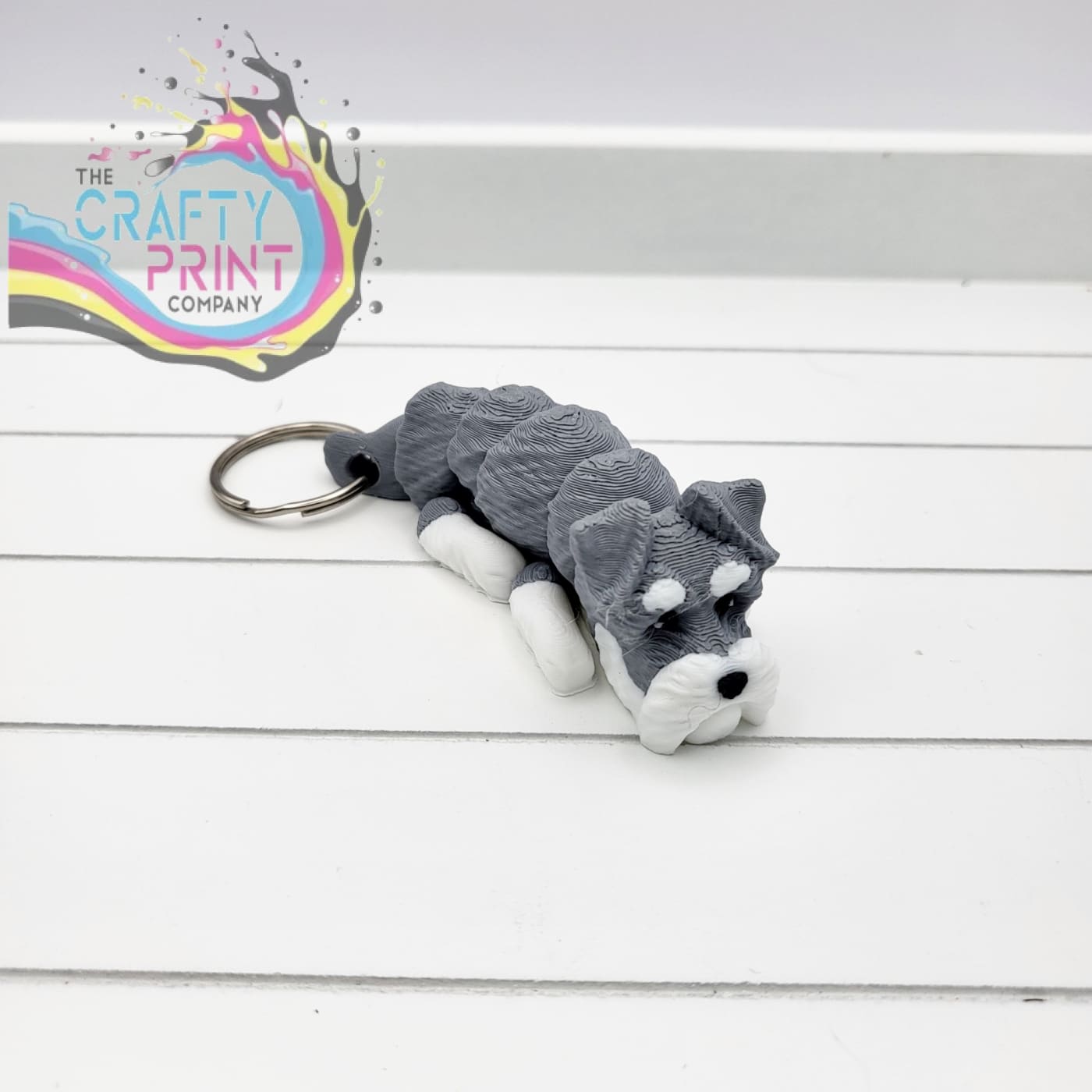 3D Printed Schnauzer Articulated Flexi Keyring/Fidget – The Crafty ...