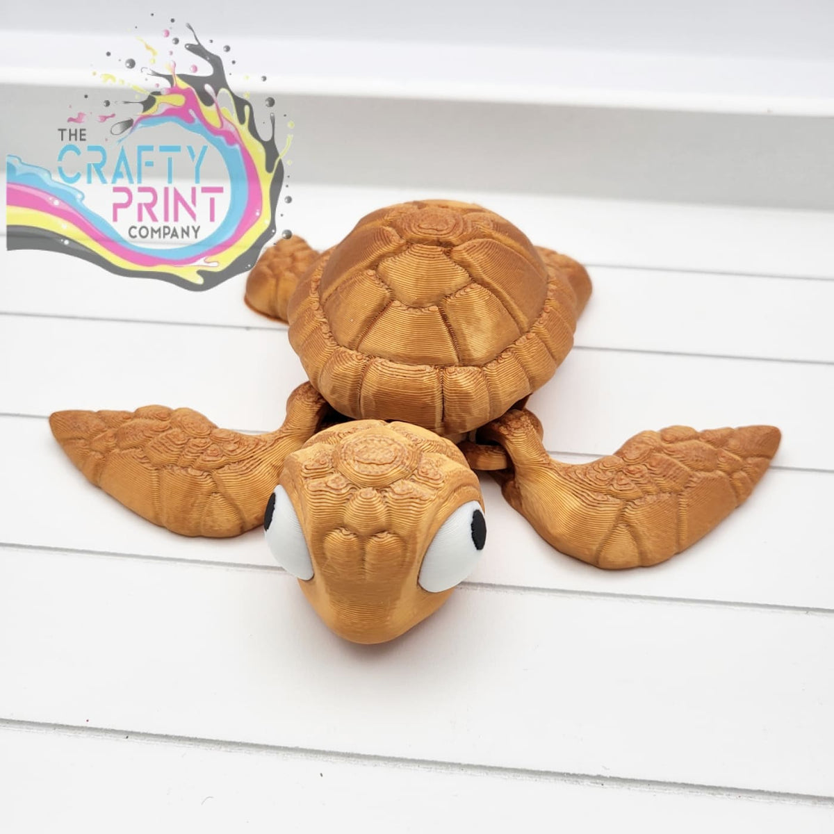 Sea Turtle Articulated Flexi Fidget Toy – The Crafty Print Company