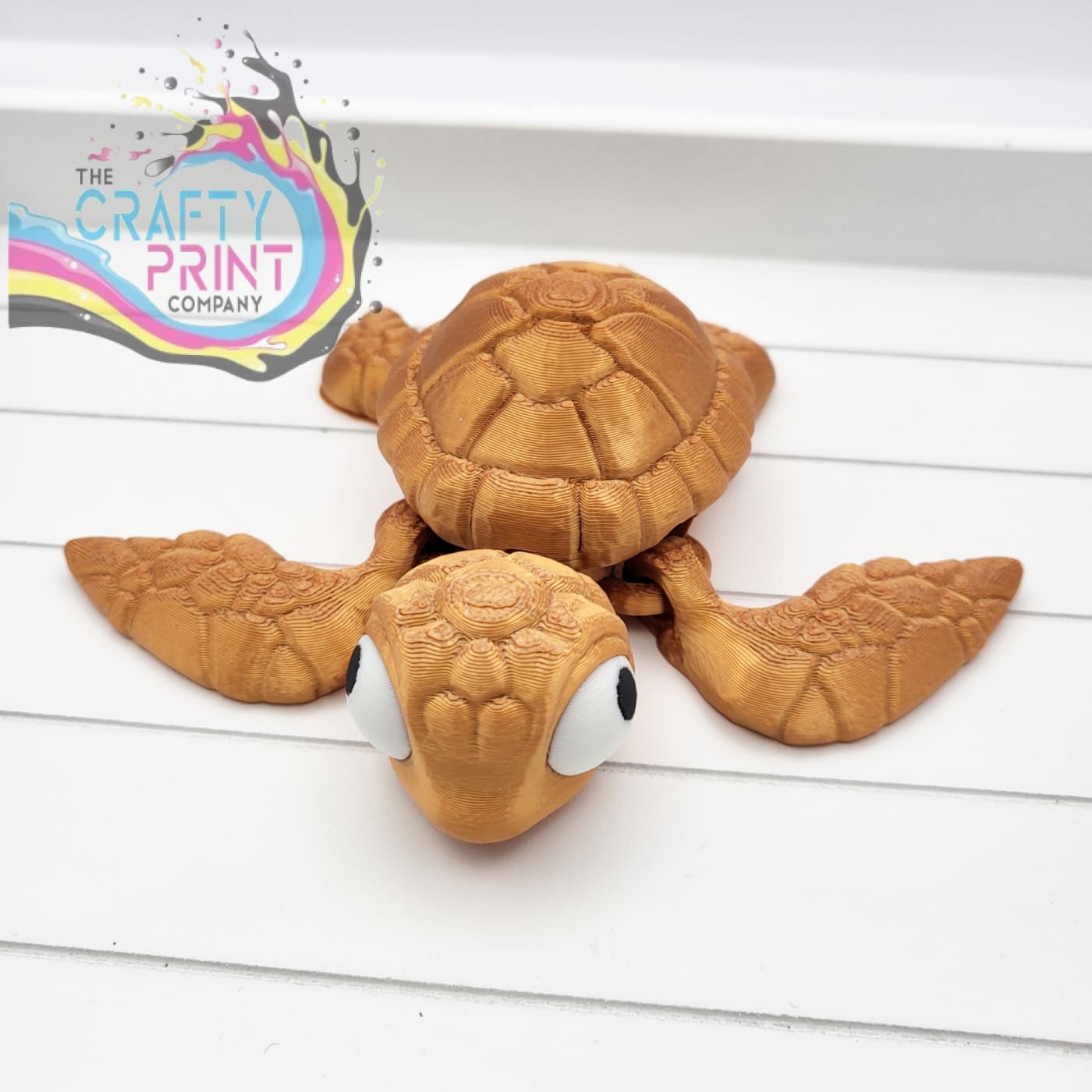 Sea Turtle Articulated Flexi Fidget Toy – The Crafty Print Company