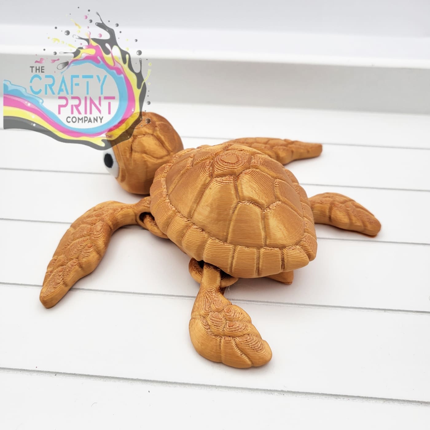 Sea Turtle Articulated Flexi Fidget Toy – The Crafty Print Company