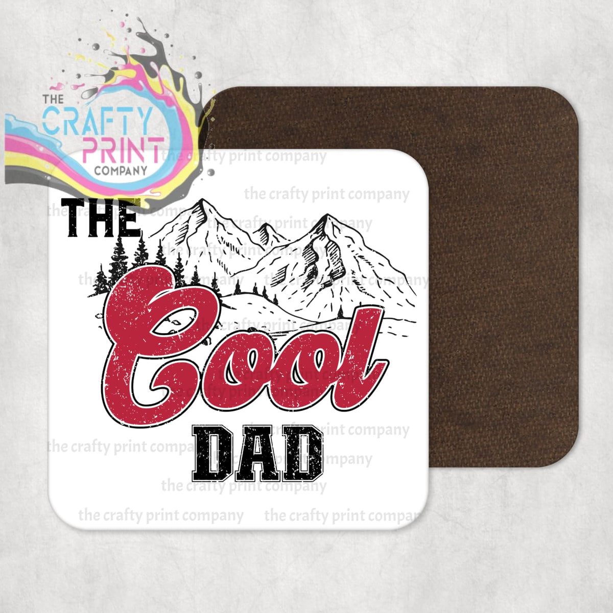 The Cool Dad Coaster – The Crafty Print Company