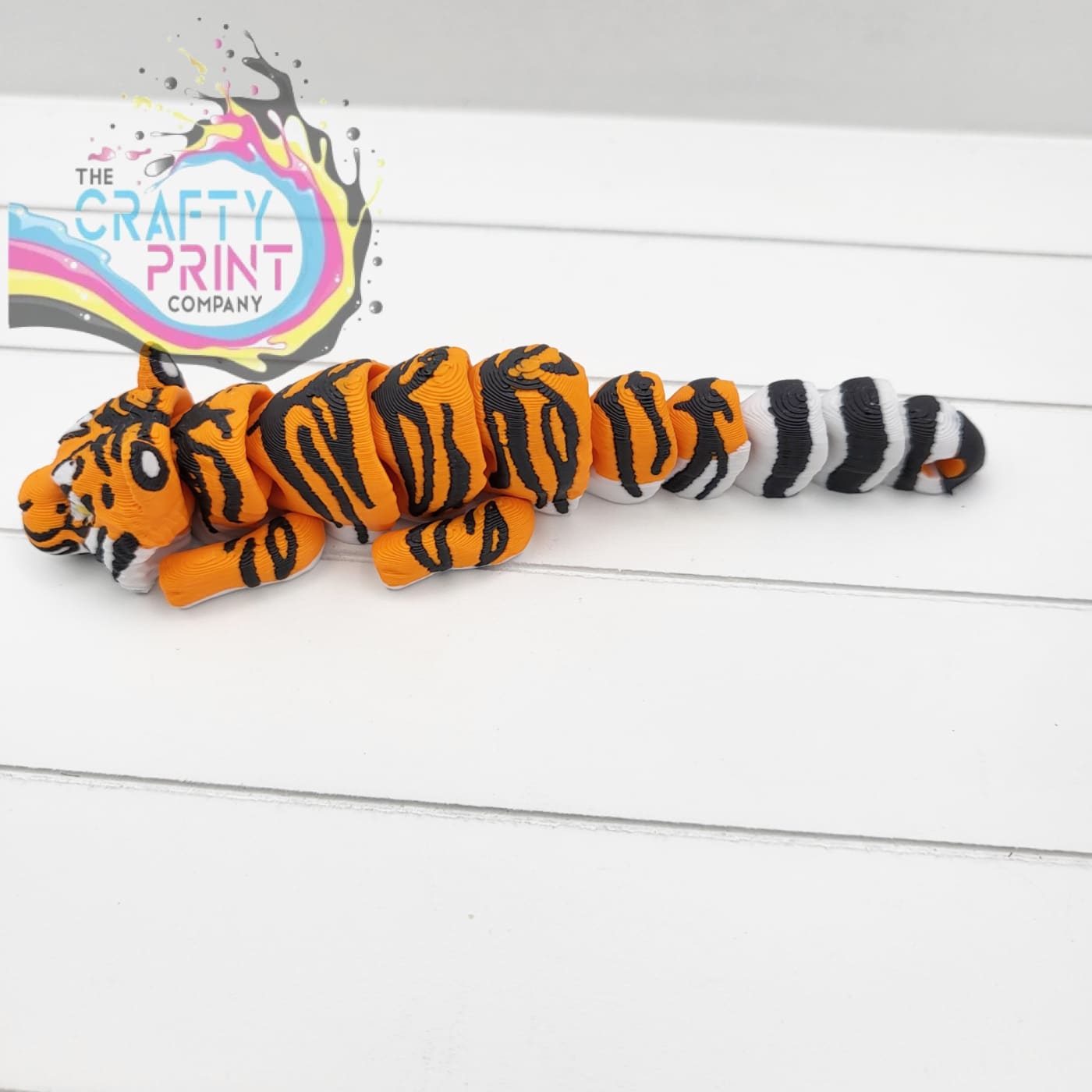 Tiger Articulated Flexi Fidget Toy – The Crafty Print Company