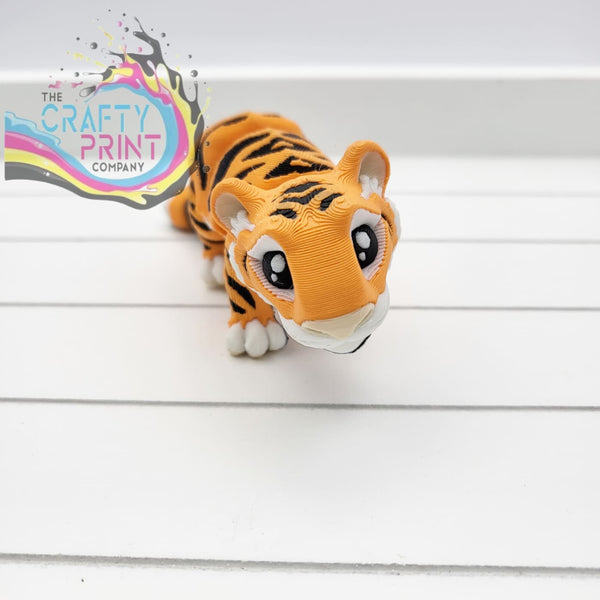 Tiger Articulated Flexi Fidget Toy – The Crafty Print Company