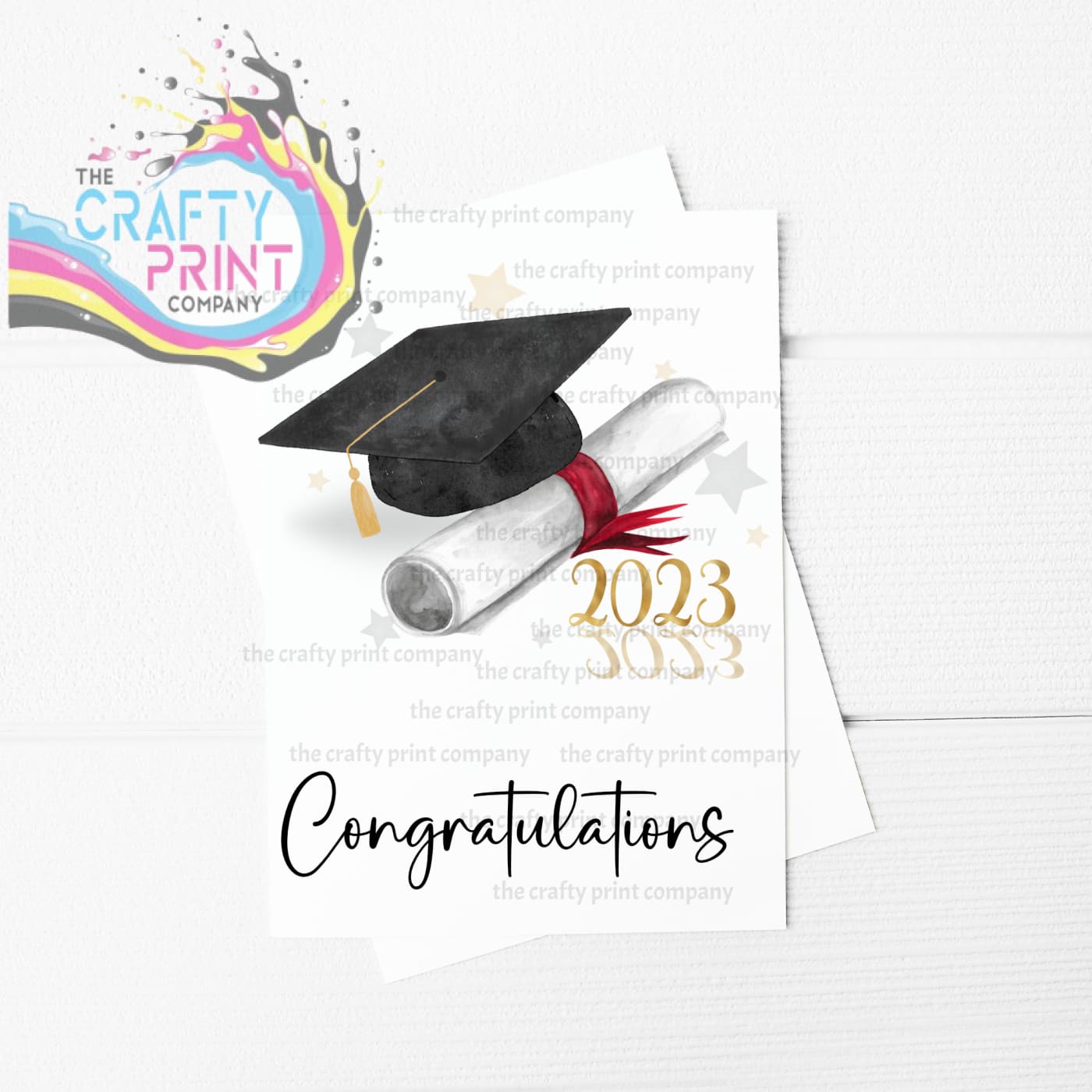 Congratulations 2023 Graduation A5 Greeting Card – The Crafty Print Company