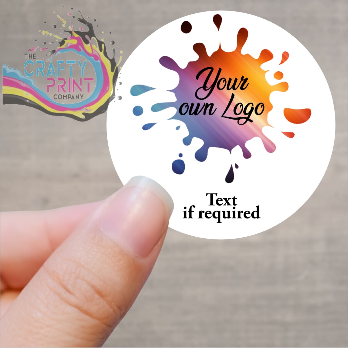 Design your Own Printed Sticker – The Crafty Print Company