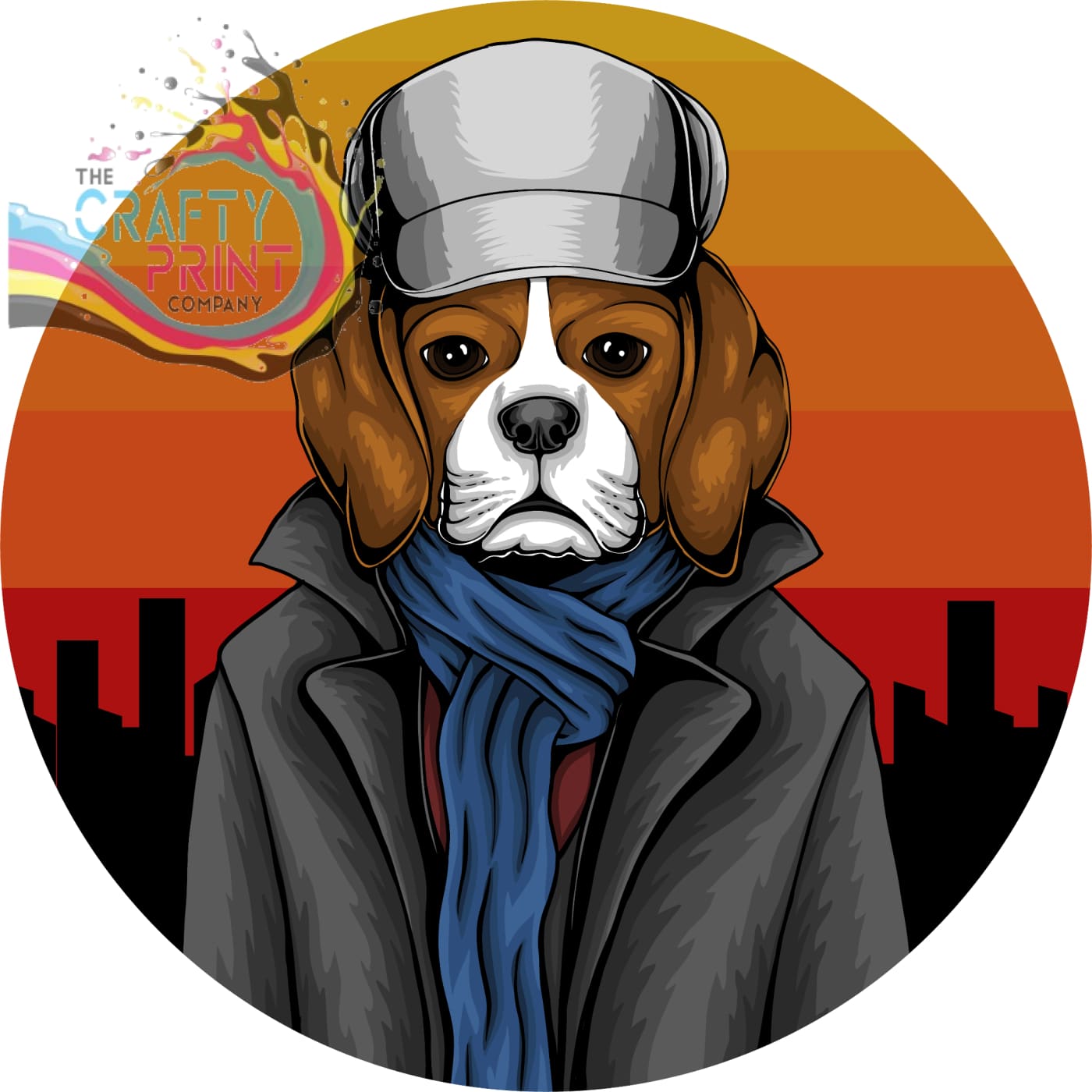 Detective Beagle T-shirt – The Crafty Print Company
