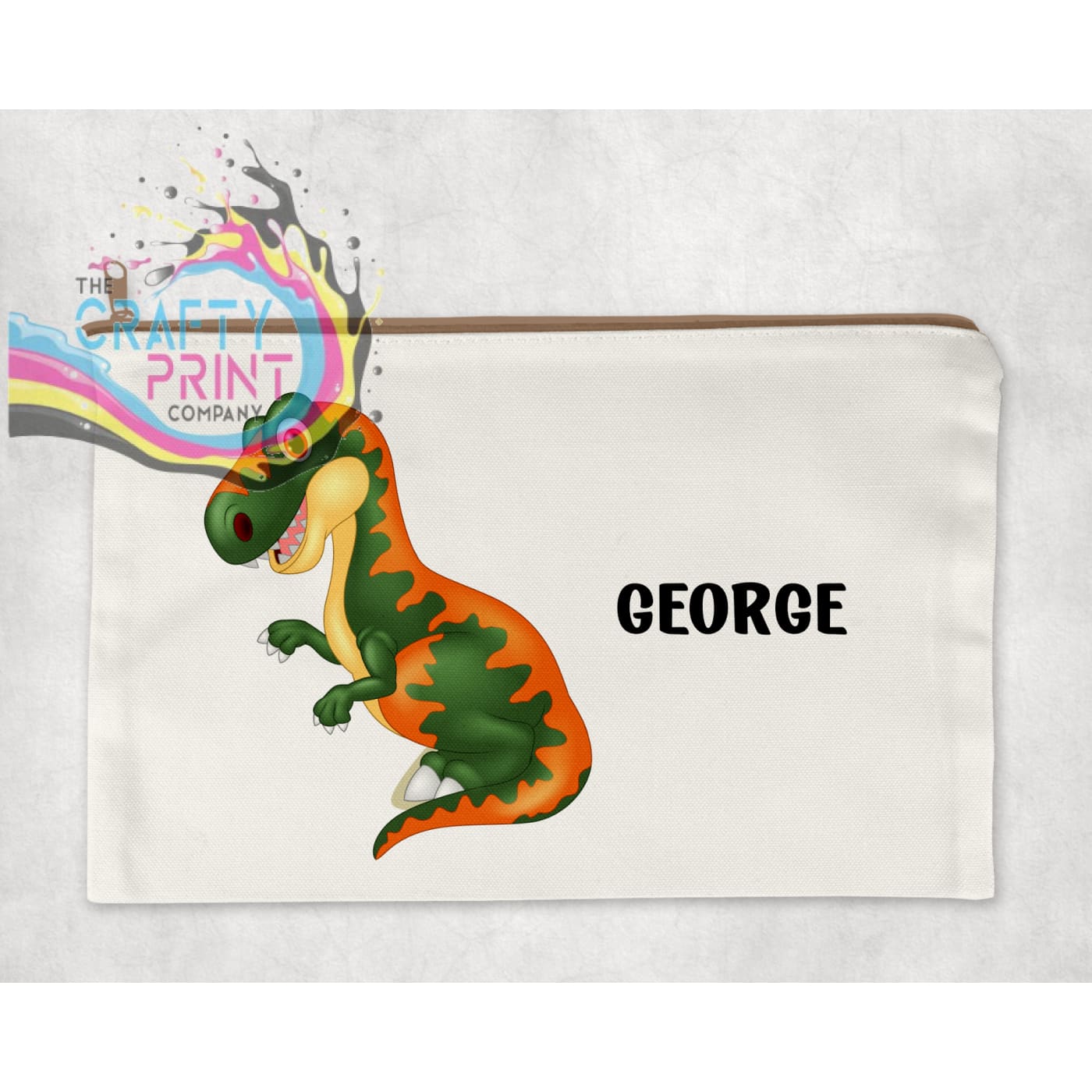 Dinosaur Personalised Pencil Case – The Crafty Print Company
