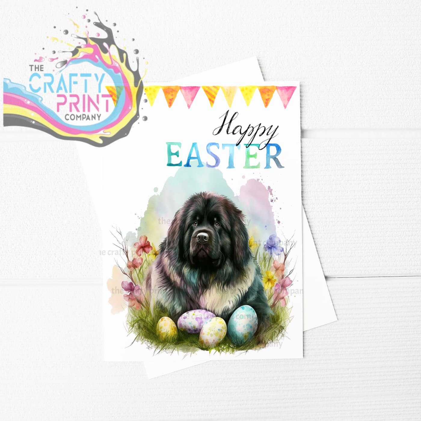 Happy Easter Newfoundland A5 Card – The Crafty Print Company