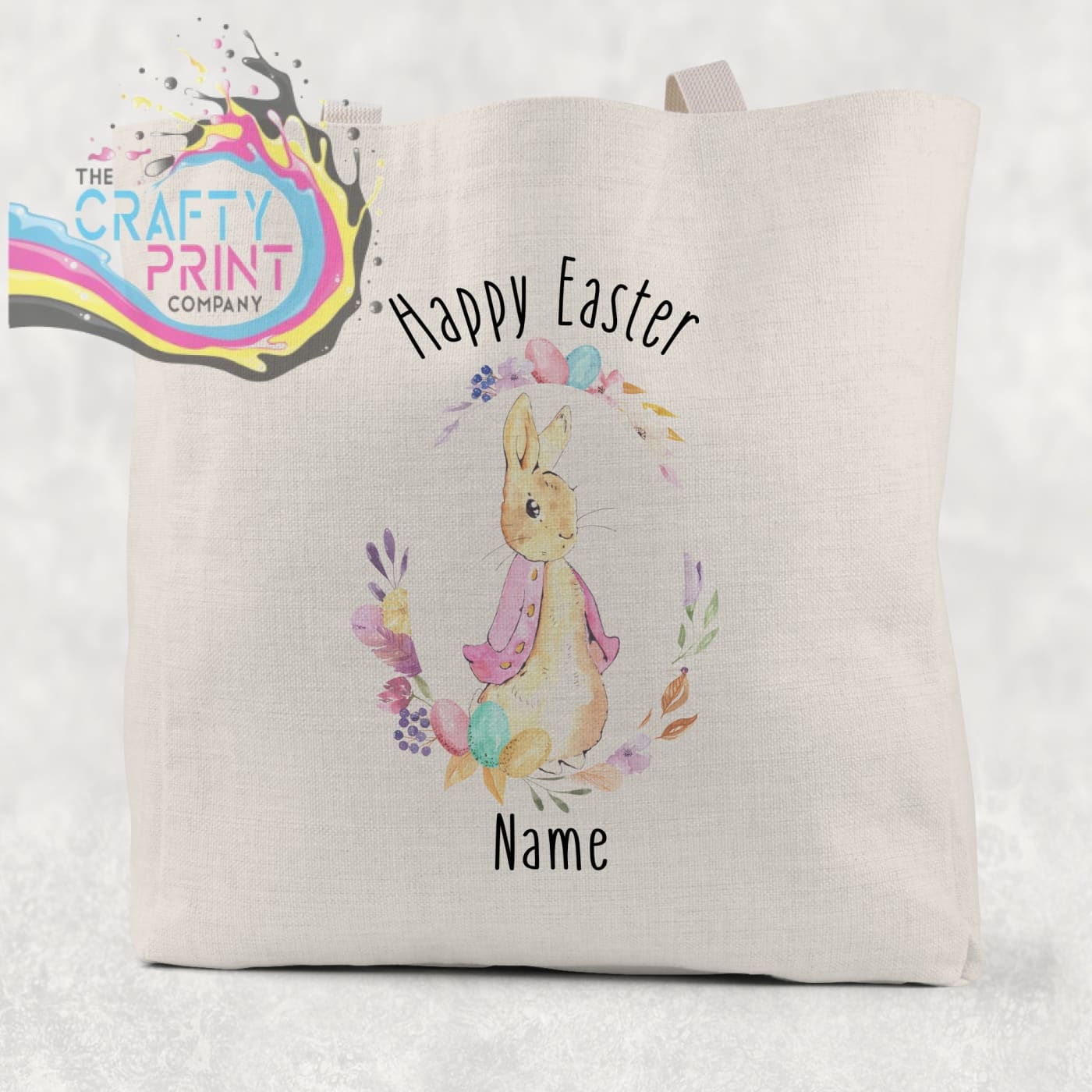 Happy Easter Peter Rabbit Tote/Goodie Bag Personalised – The Crafty ...