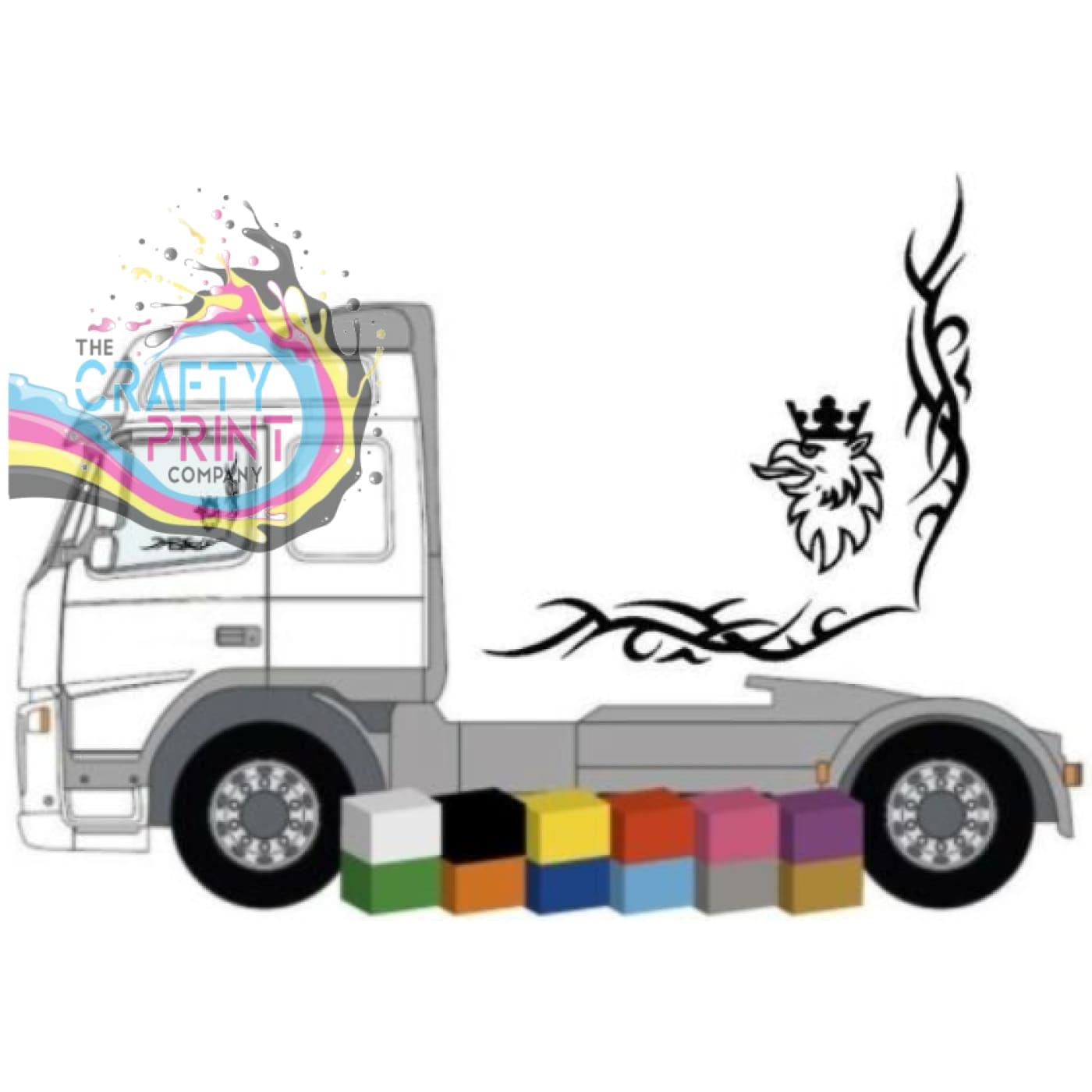 Scania Truck Side Window Stickers x 2 Decal Lorry Sticker – The Crafty ...