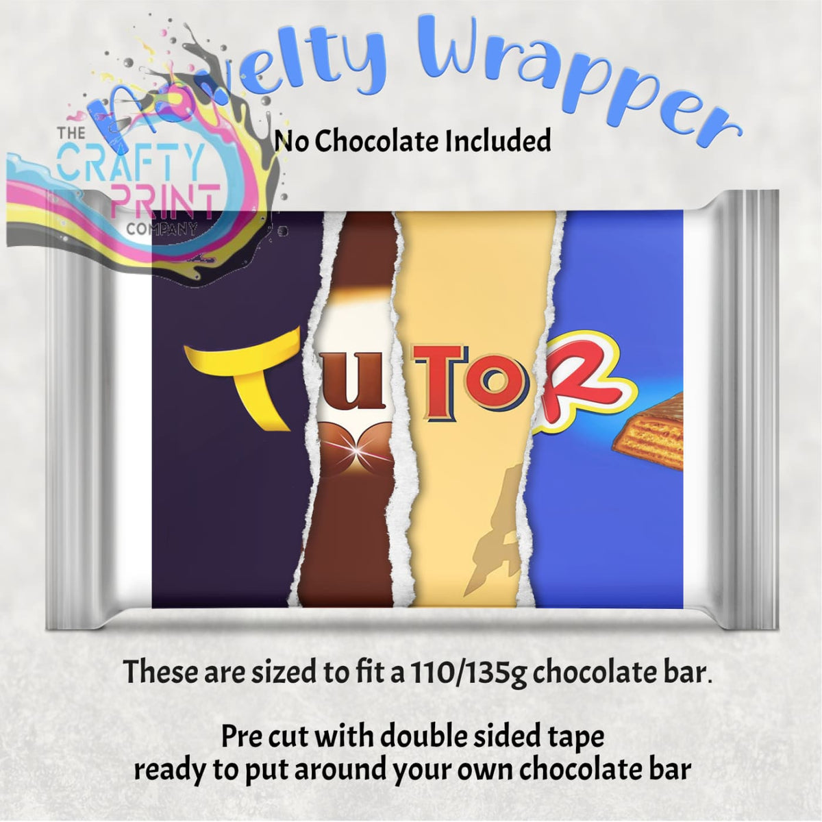 Tutor Chocolate Bar Wrapper – The Crafty Print Company