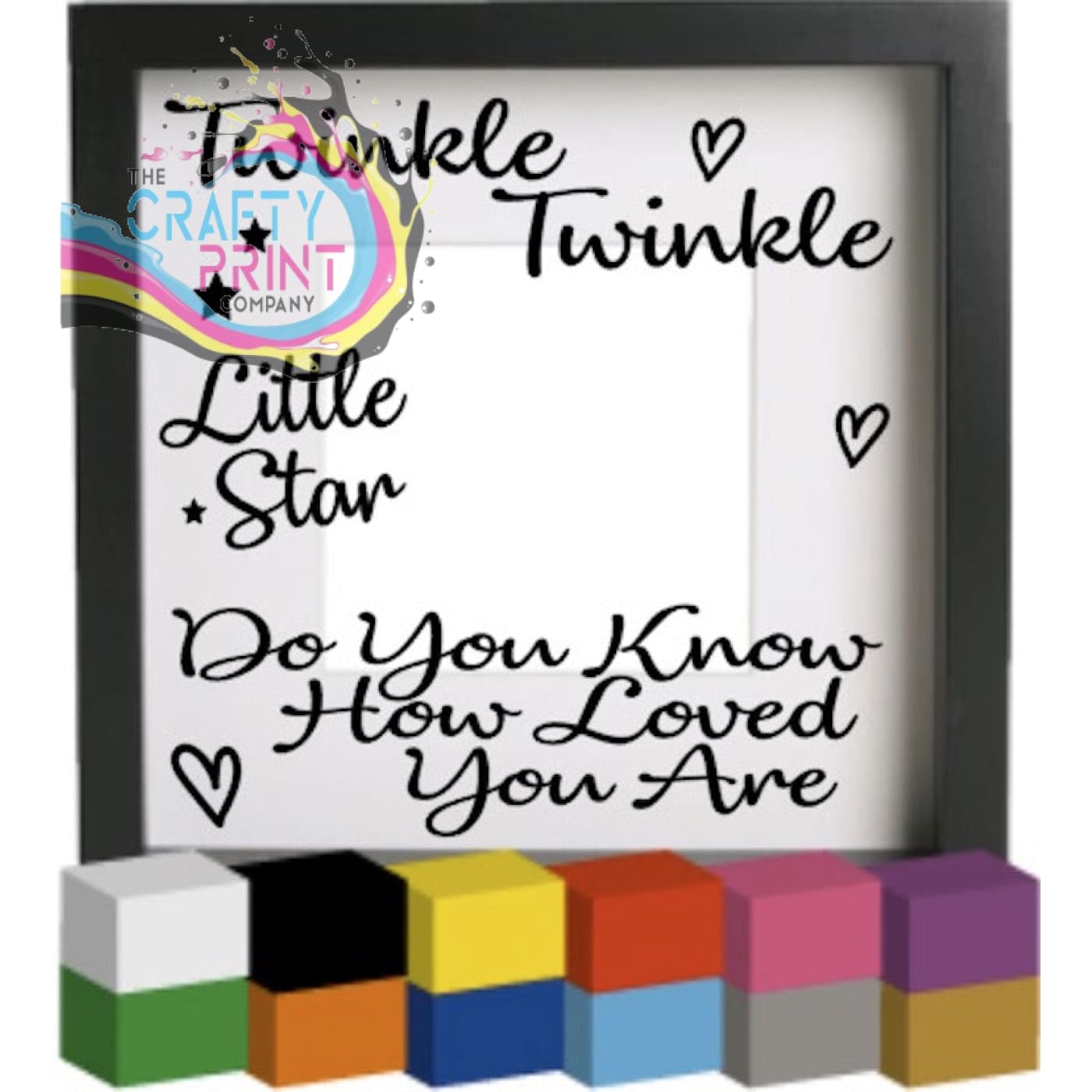Twinkle Twinkle V4 Vinyl Decal Sticker – The Crafty Print Company